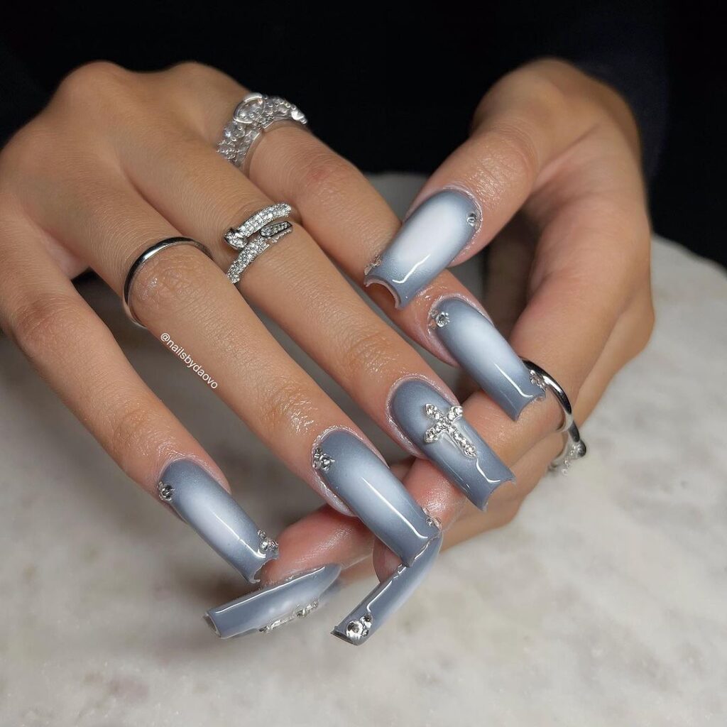 UNGHIE GEL GRIGIE | Le tonalità più cool da provare subito