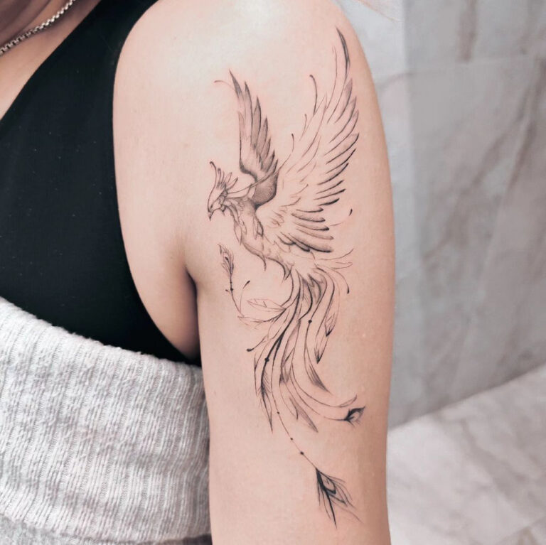 FENICE TATTOO | tutti i significati del tatuaggio con fenice
