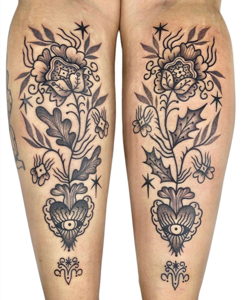 CUORE SACRO TATTOO | Significato, stili e tante immagini