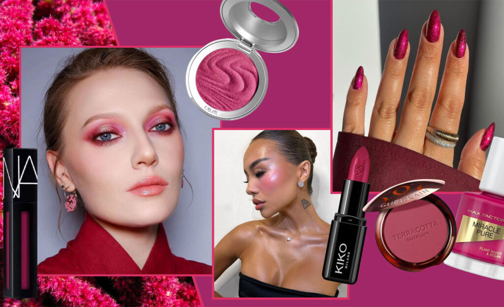 COLORE AMARANTO | Come indossarlo dalle unghie al trucco