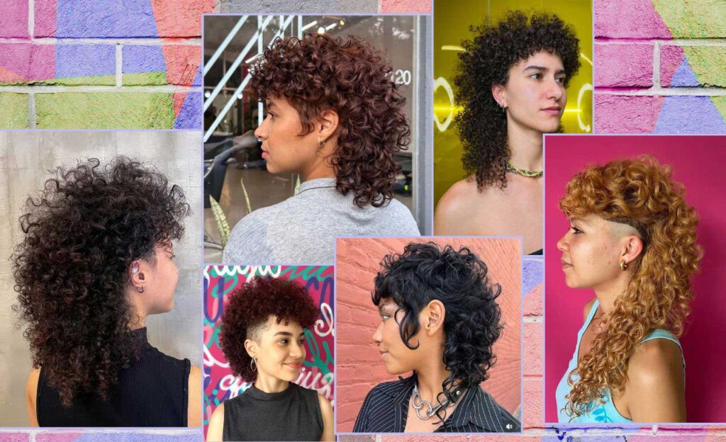 MULLET CAPELLI RICCI | Le varianti corte, medie e lunghe